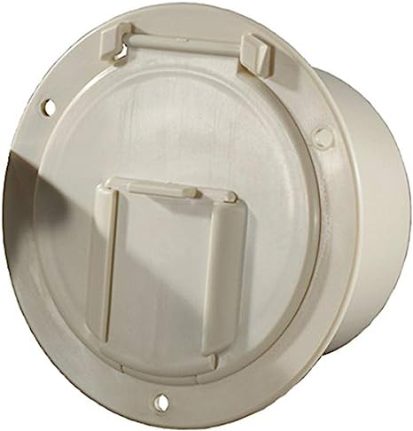 -SALE- RV Designer Round Electrical Cable Hatch, Low Profile- Colonial