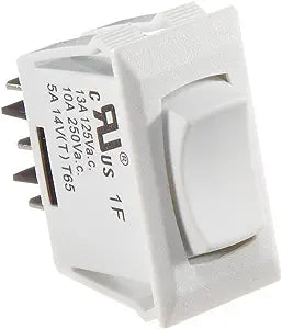 SALE - RV Designer White Rocker Switch- 10 Amp